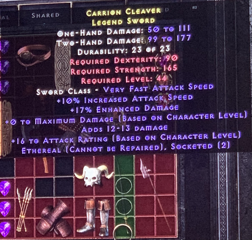 Eth Fools 2os Legend Sword - Topic - d2jsp