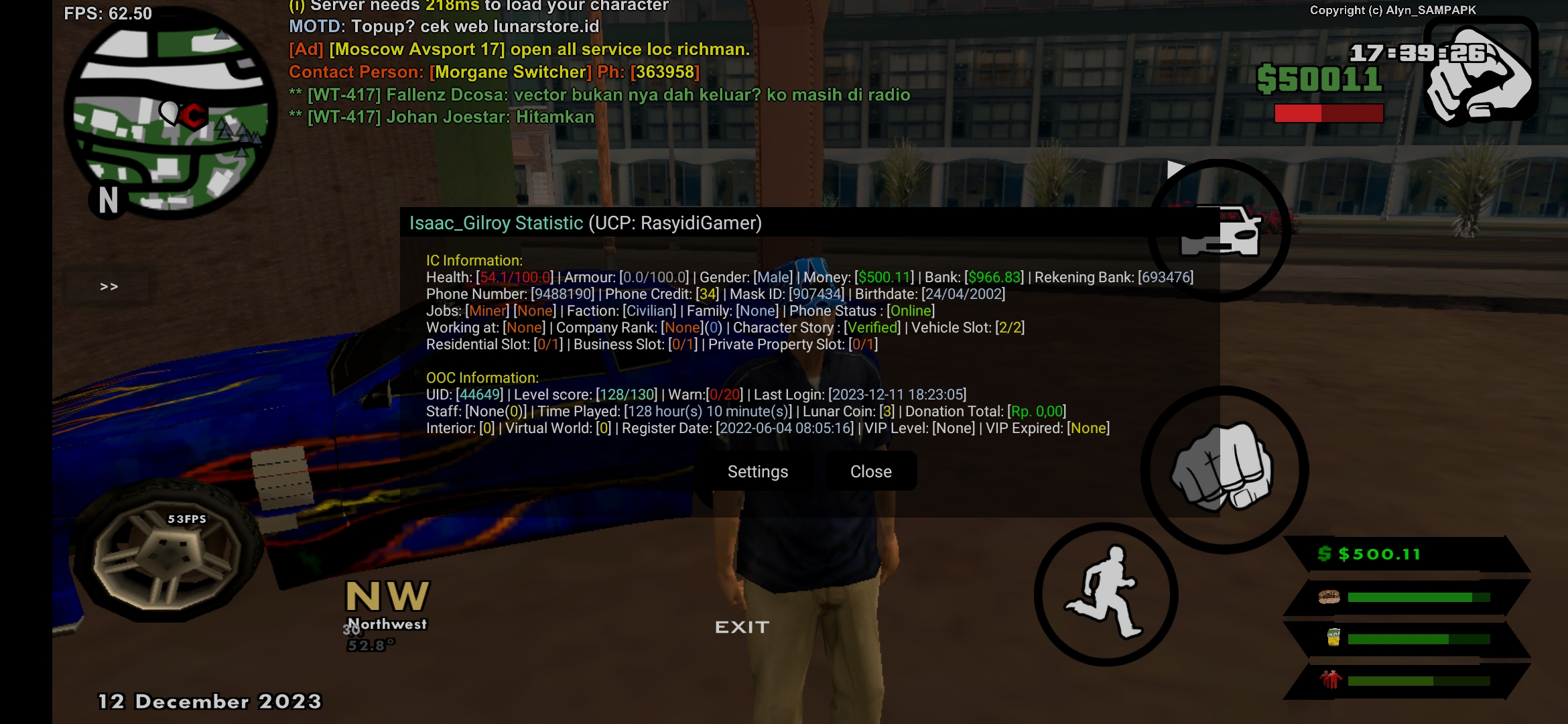 Screenshot 2023 12 12 18 39 27 235 ro samp mobile game — Postimages