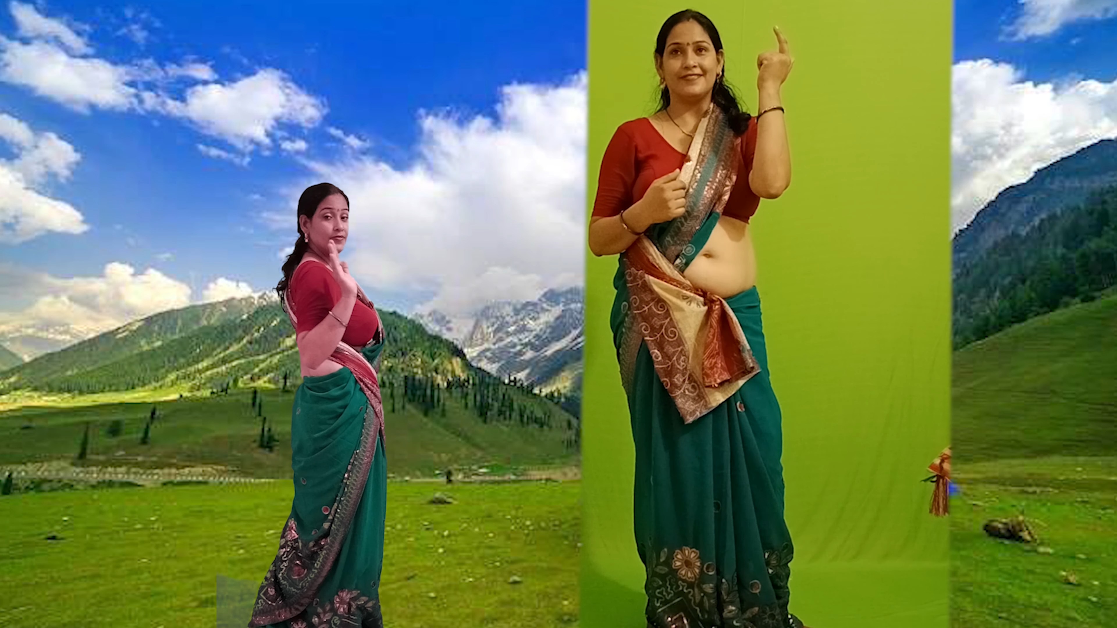 Sexy Hot Lady Deep Open navel and Boobs in Saree webm snapshot 00 02 ...