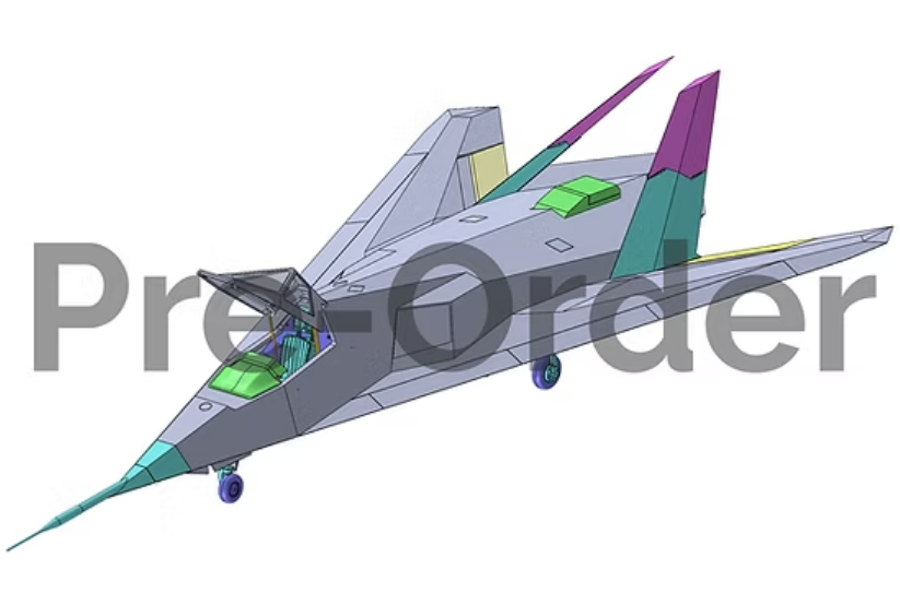 1/48 - Lockheed Have Blue 3D printed kit by Up Draft Model Works - 3D ...