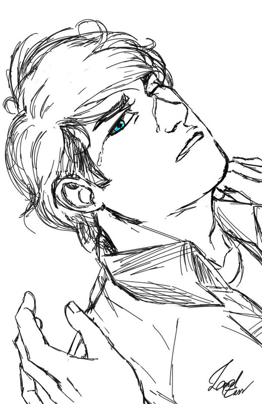 Geralt x Jaskier drawings/fanarts - Geraskier, inspired by fanfics and ...