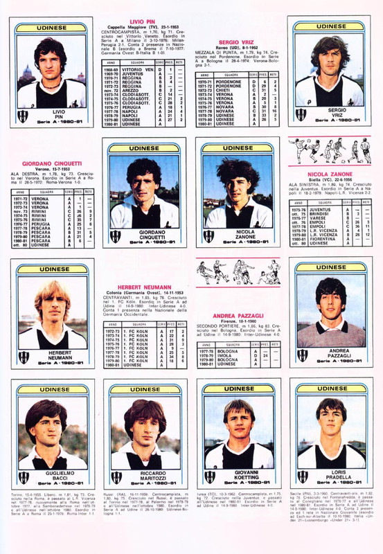 Calciatori 1980 1981 Panini 41 — Postimages