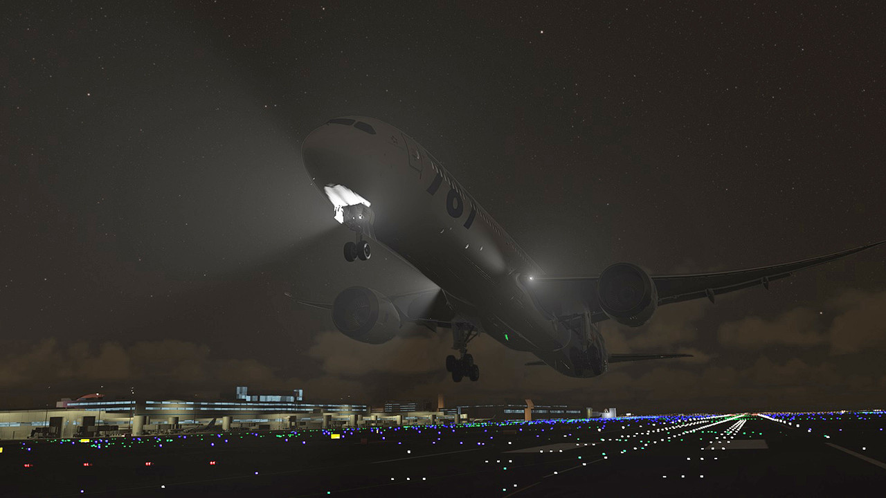 Airborn at night from Tokyo-Haneda RJTT - The AVSIM Screen Shots Forum ...