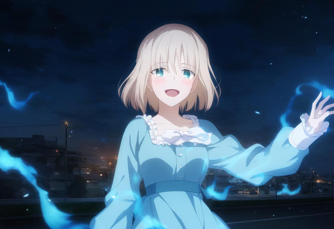 1girl sajou manaka Fate Zero anime screencap artistcg depth of field ...