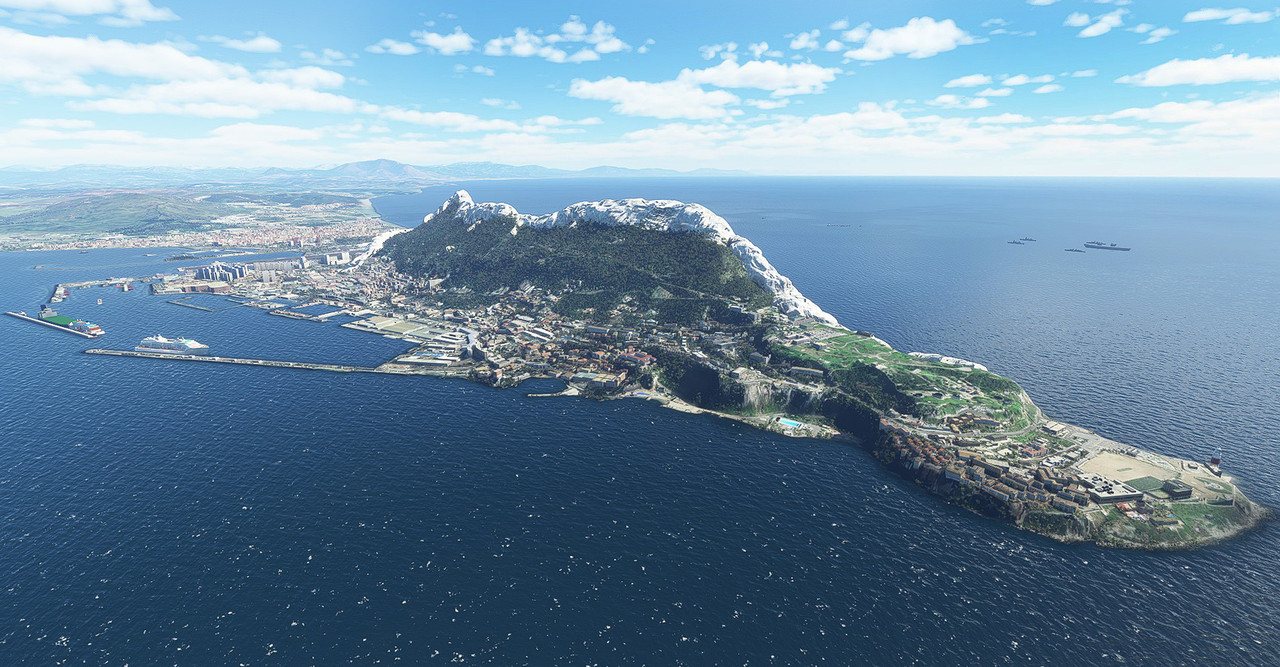 Gibraltar Scene via RDPresents SamScene3D - The AVSIM Screen Shots ...