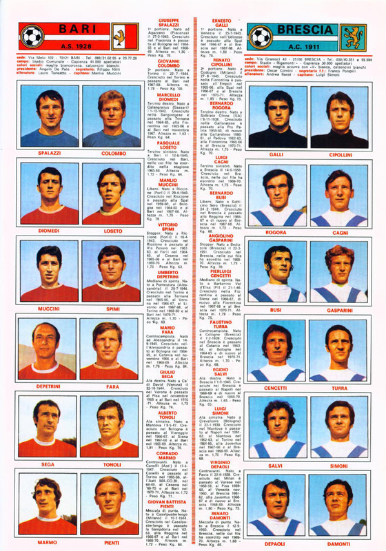 Calciatori 1970 1971 ( Panini) 41 — Postimages