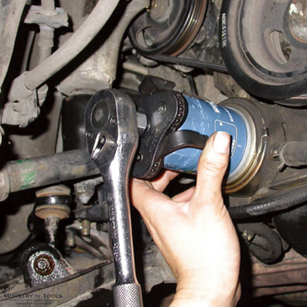 1/2" Dual Way Oil Filter Adjustable Removal Tool Wrench 63-102mm ...