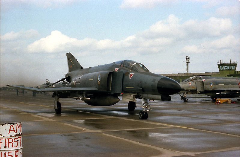 WGAF JG-74 F-4F Phantom exchange 11Sqdn. Binbrook March 1985 ...
