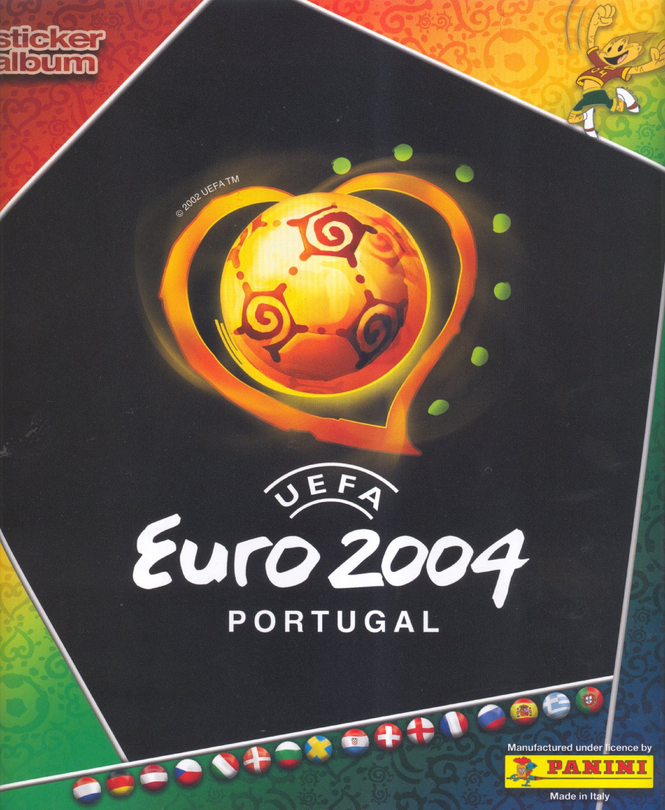 Album UEFA Euro 2004, Portugal Panini 01 — Postimages