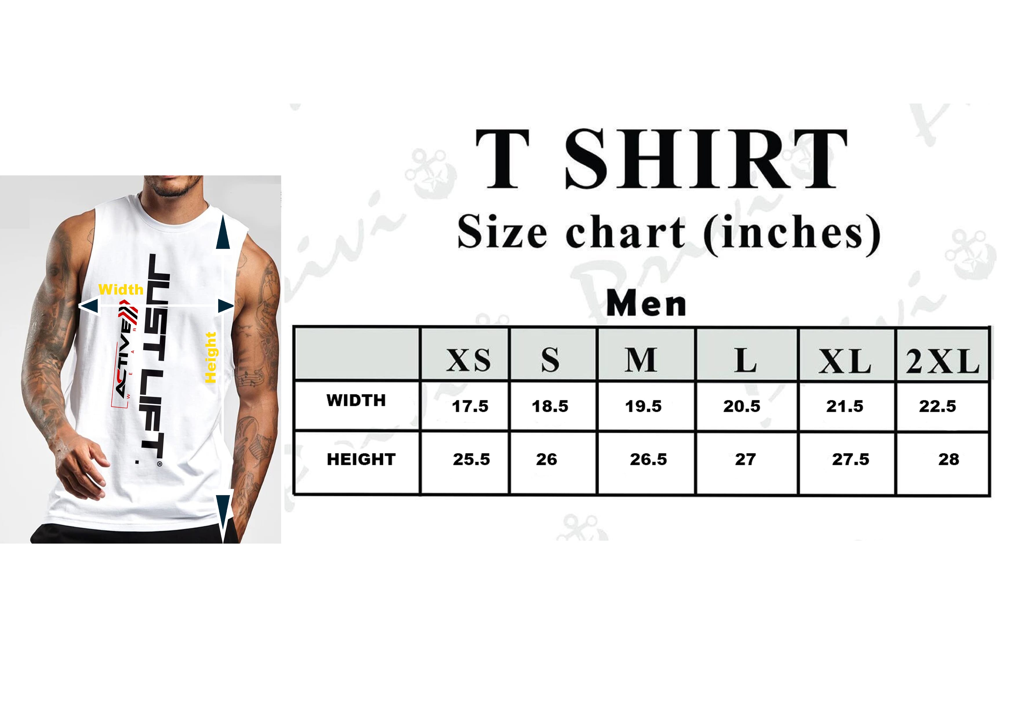 AQ size chart — Postimages