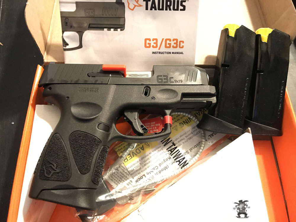 Taurus G3C 3.2" 9mm 12+1 Black 3 Magazines NEW CARRY G3C - Semi Auto ...