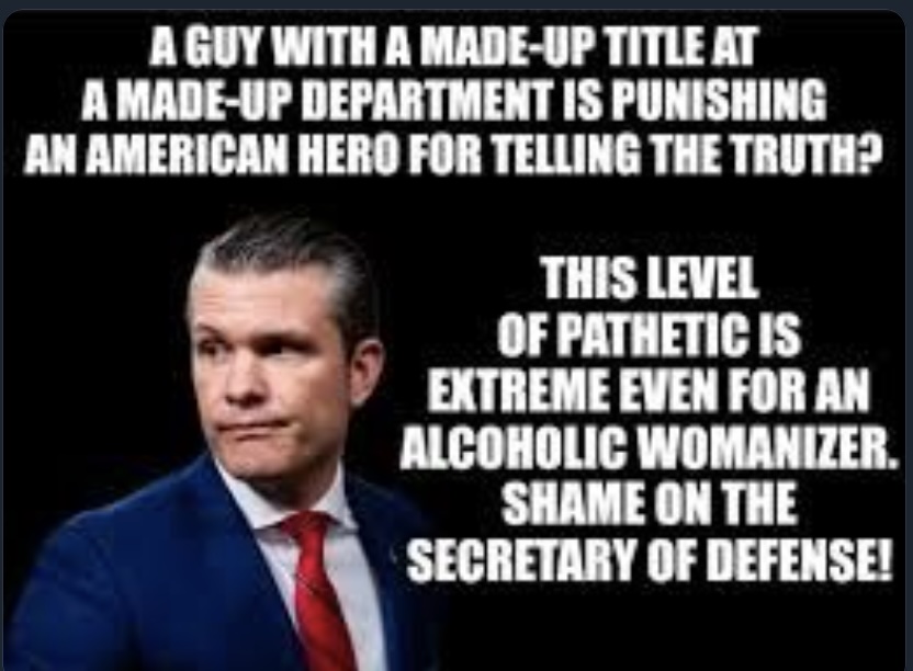 Mark Kelly Sues Hegseth, et al - The Big West Boards