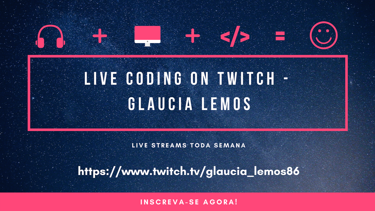 GitHub - glaucia86/repo-live-coding-twitch-glau: Repositório responsável pelas lives ...