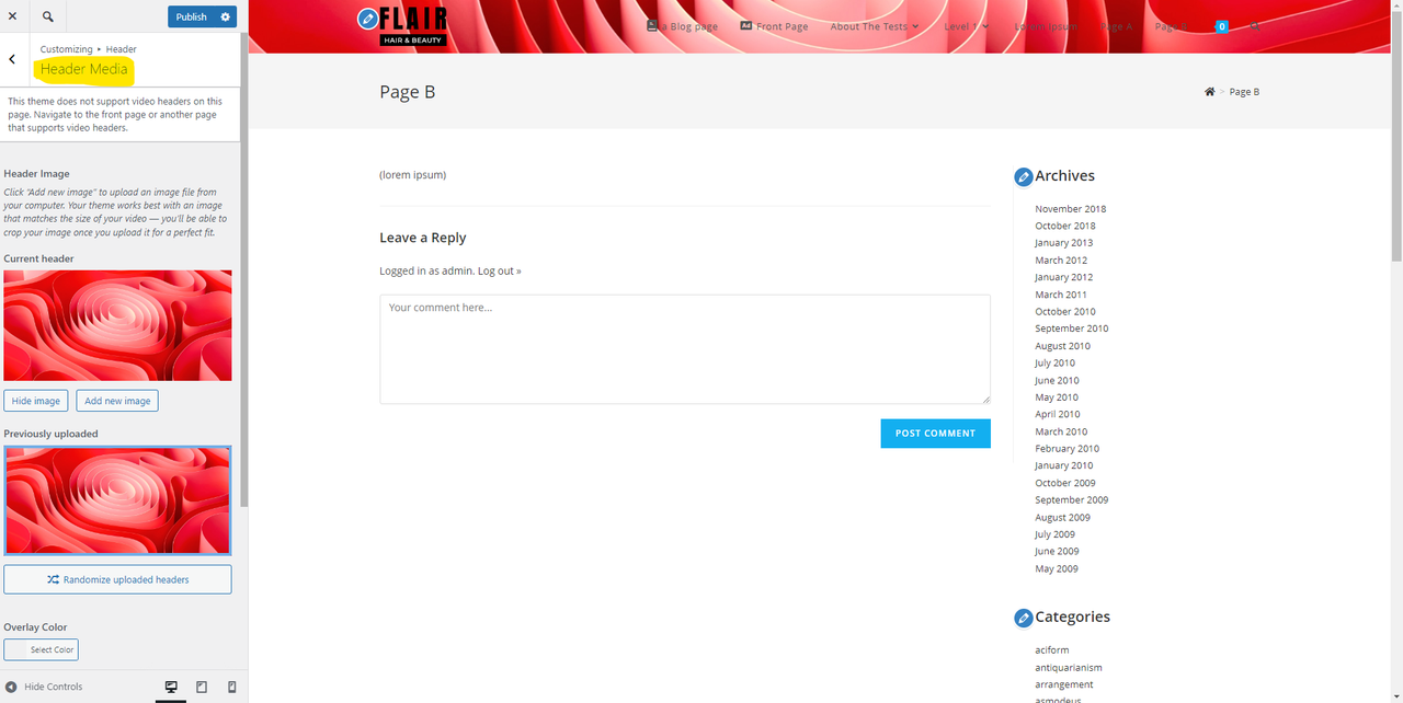 Changing header background in OceanWP (Simple) theme? Changing the colors of th | WordPress.org