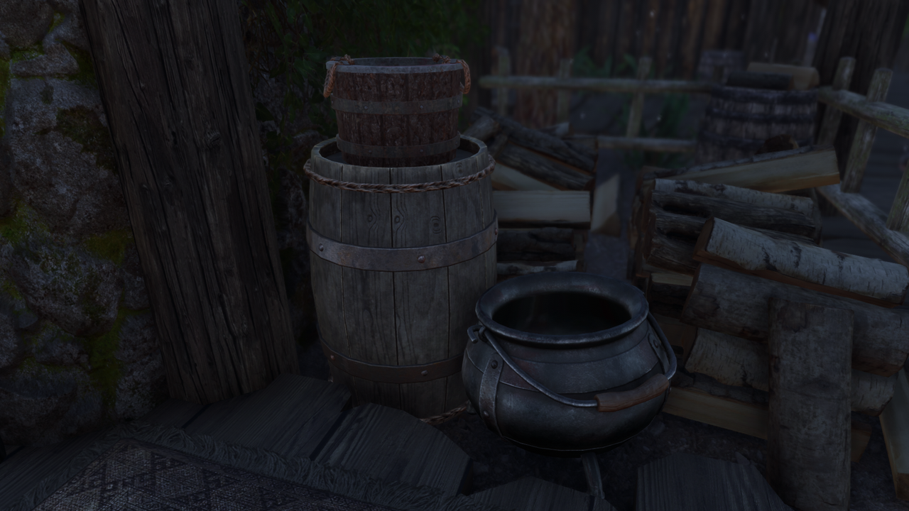 Halffaces - small edit of Barrel01 at Skyrim Special Edition Nexus ...