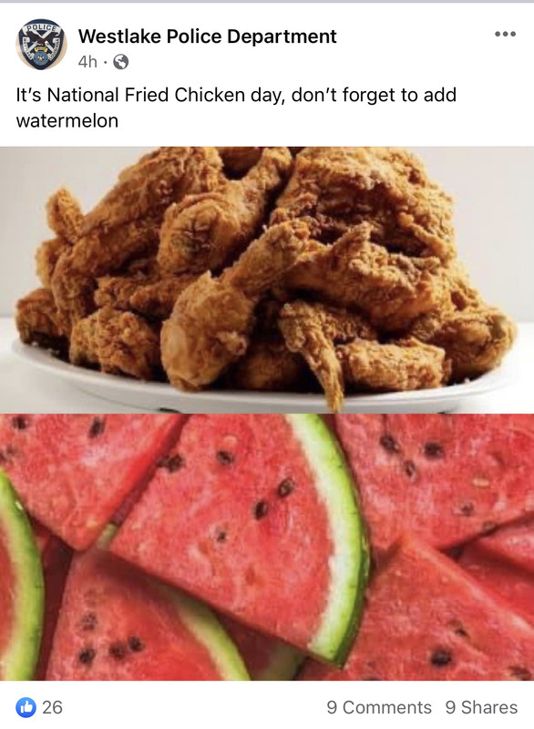 Fried Chicken Watermelon Meme