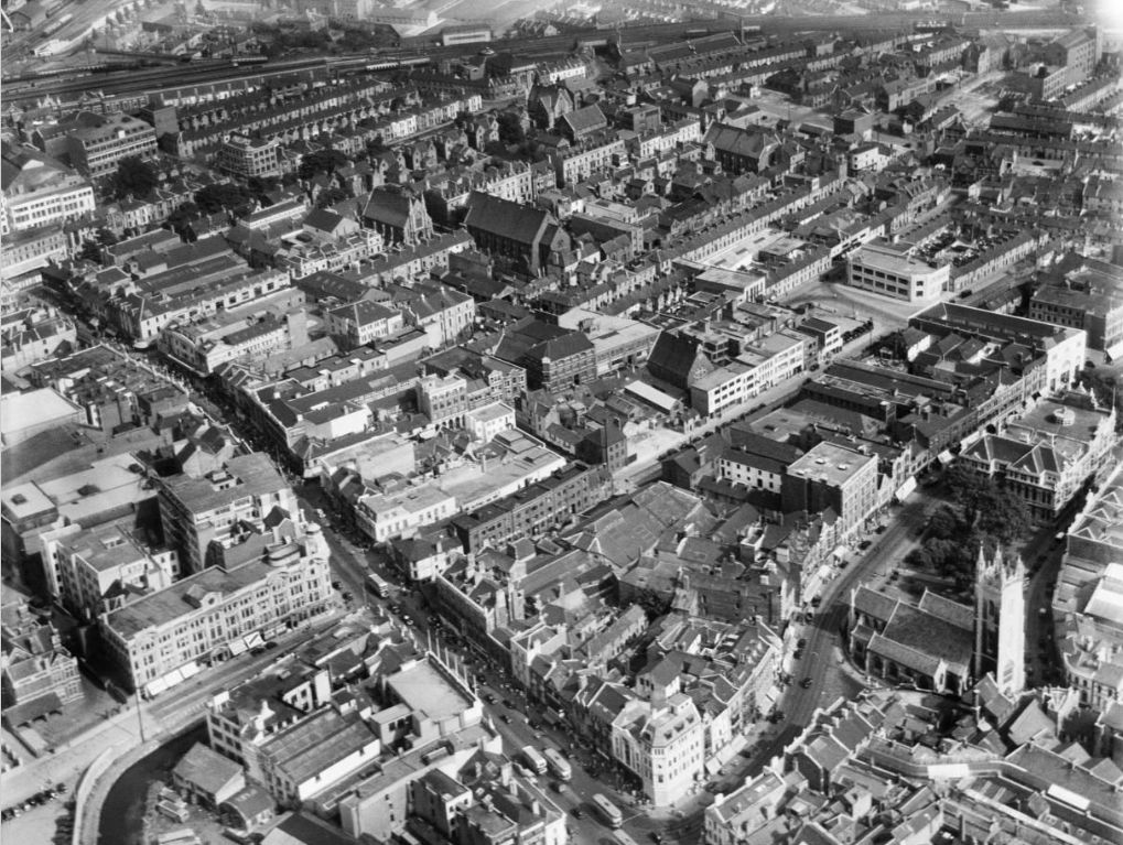 CARDIFF | Townscape 1940s/1950s vs 2018 | SkyscraperCity Forum