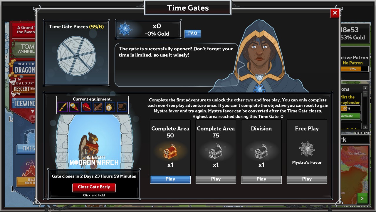 Confused on how to do Time Gates :: Idle Champions of the Forgotten ...