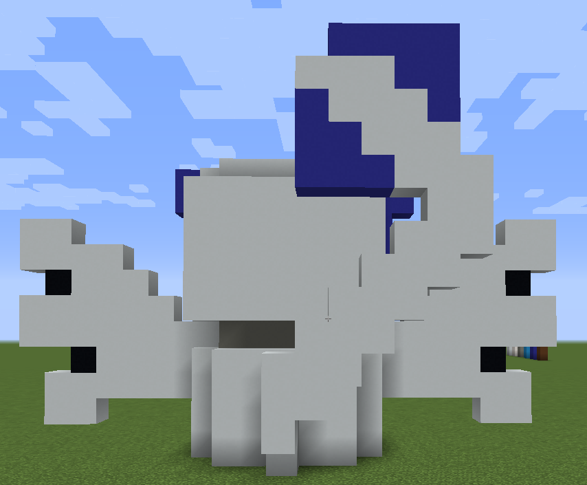 How to build a Simple Lugia house in Minecraft. (great for Survival)