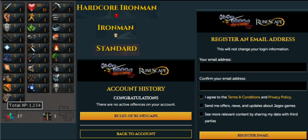 Buy OSRS Account - 100% Manual | Barrow Gloves | 2016 Total | 244 QP ...