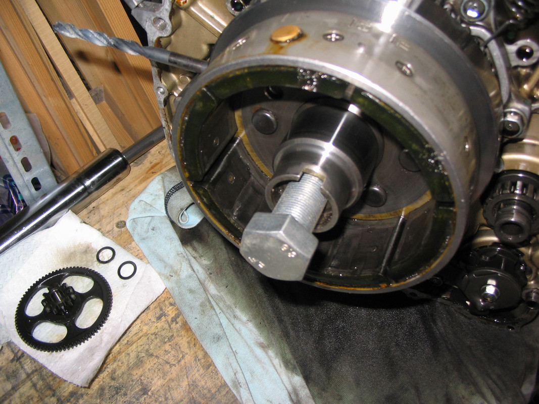 flywheel removal | Honda CX 500 Forum