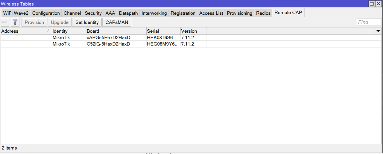 hap ac3 as capsman and cap ax3 as cap - Wireless Networking - MikroTik ...
