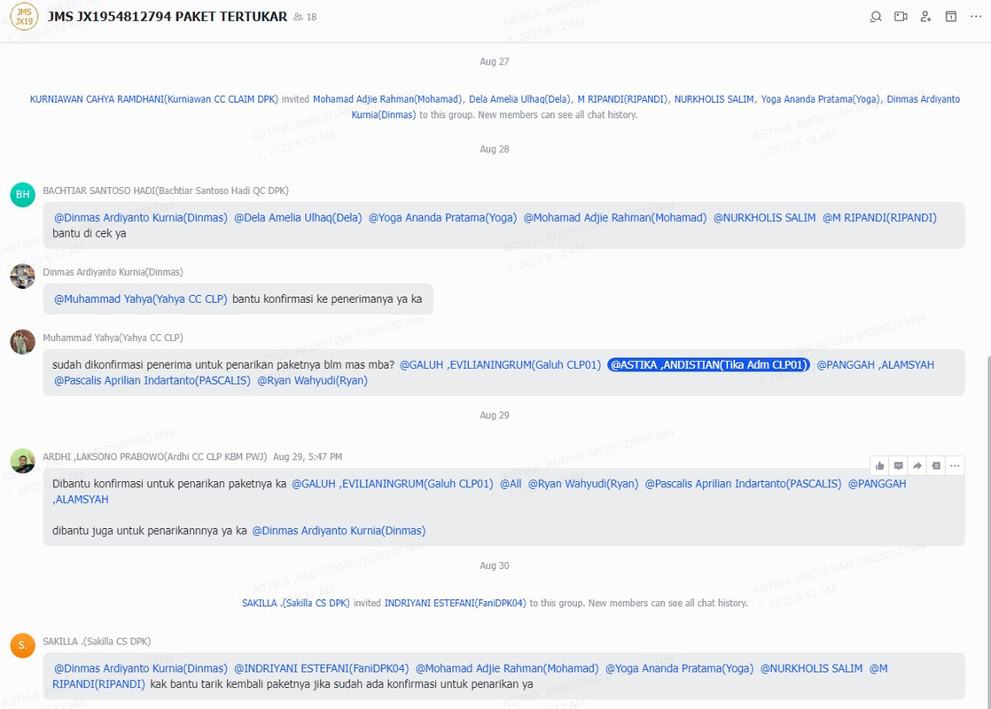 MISSINGPAKET — Postimages