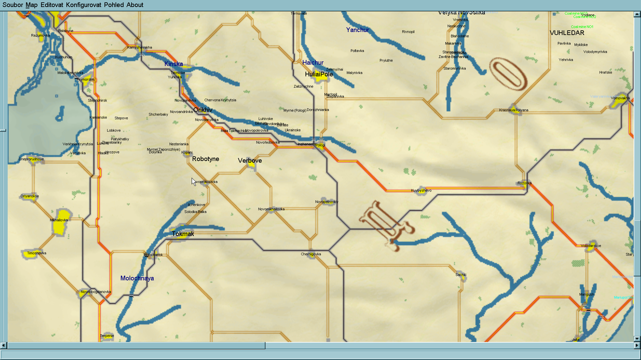 RUSSIAN escalation in UKRAINE MAP (Text)