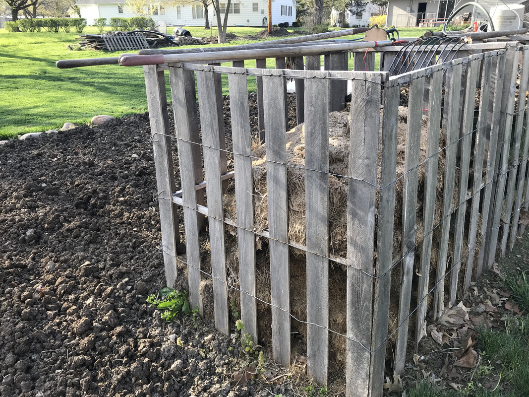 Composting setup for large piles | Lawn Care Forum