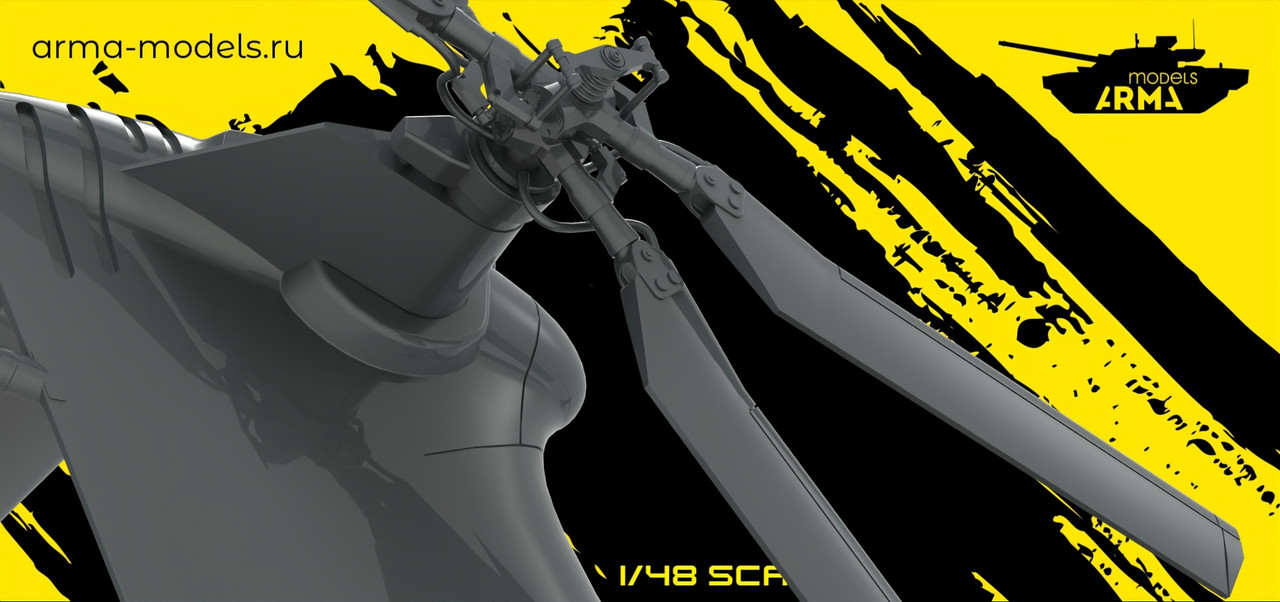 1/48 - Mil Mi-28N "Havoc-B" 3D printed kit by Arma-Models - released ...