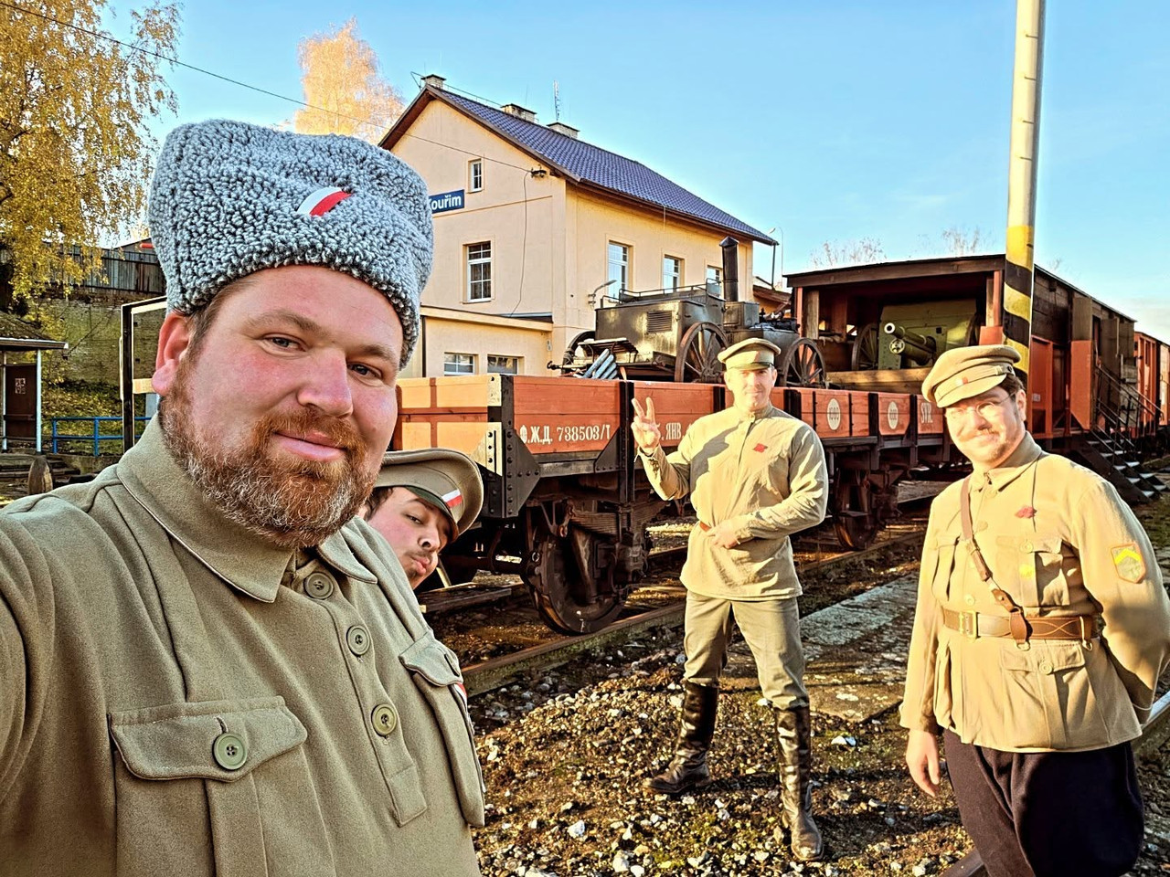 Reconstitution train blinde Tcheque