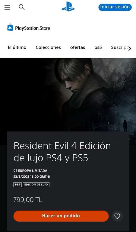 RESIDENT EVIL 4 REMAKE precio de estreno en $700mxn versión estándar $800mxn versión Delux para ...
