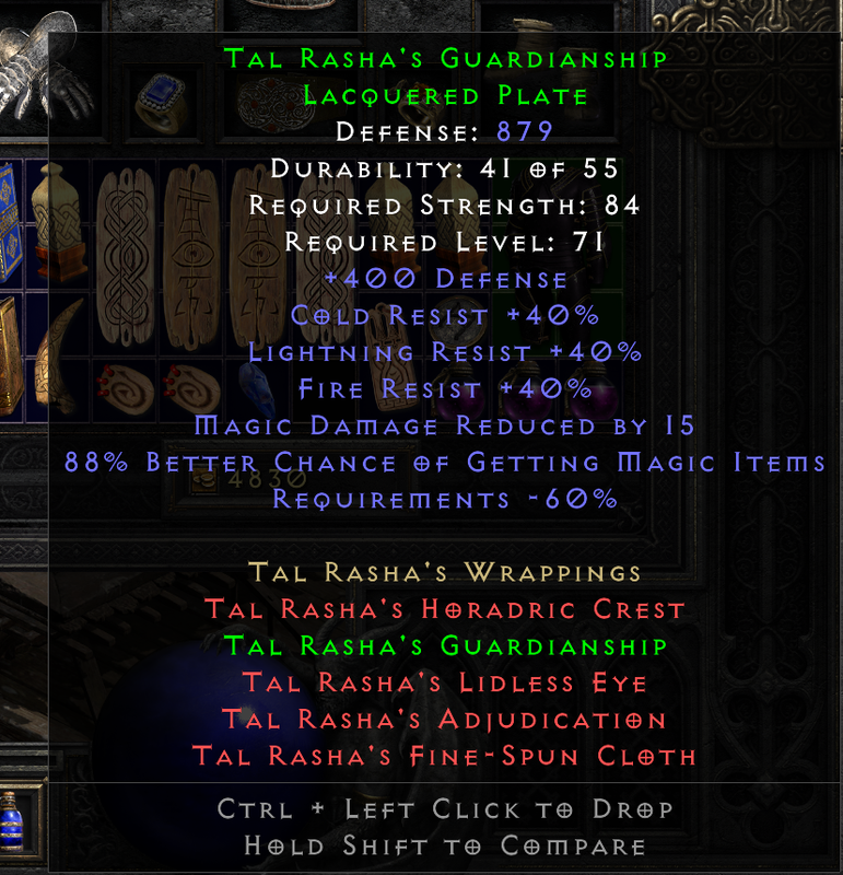 Ft: Tal Armor - Topic - d2jsp