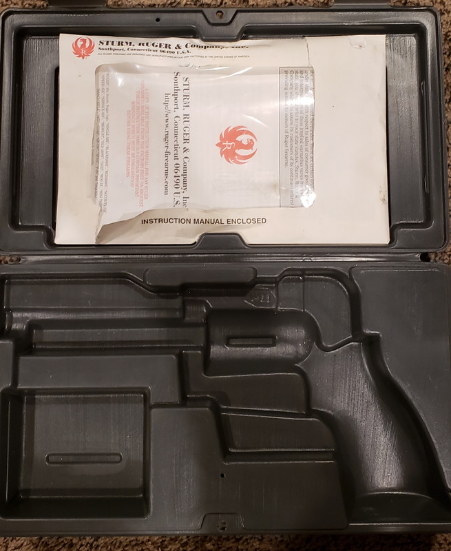 Ruger Factory Revolver Gray Plastic Box *SOLD | RugerForum.com - Ruger ...