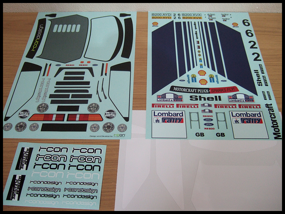 RCON Ford RS200 Shell Build - Rallying - MSUK RC Car Forum