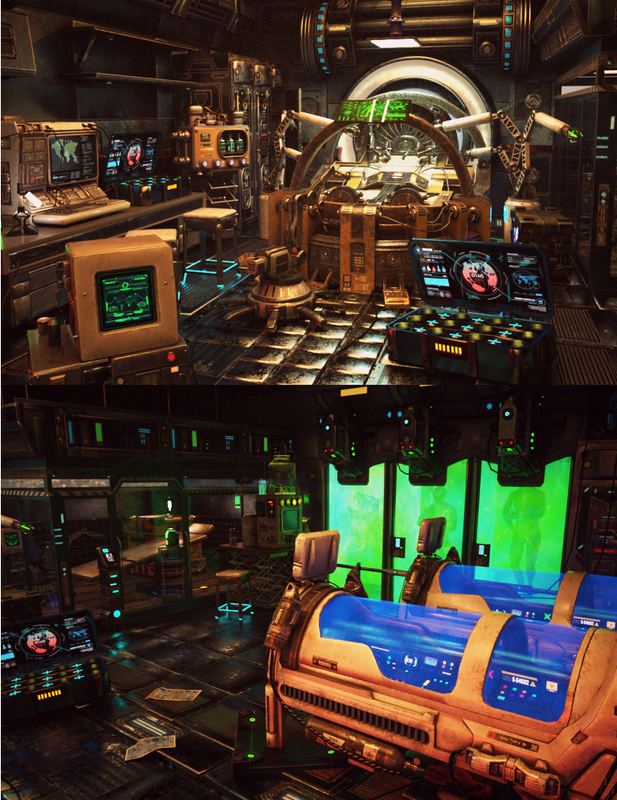 (ON THE BLOG) XI Sci-Fi Lab - Free Daz 3D Models