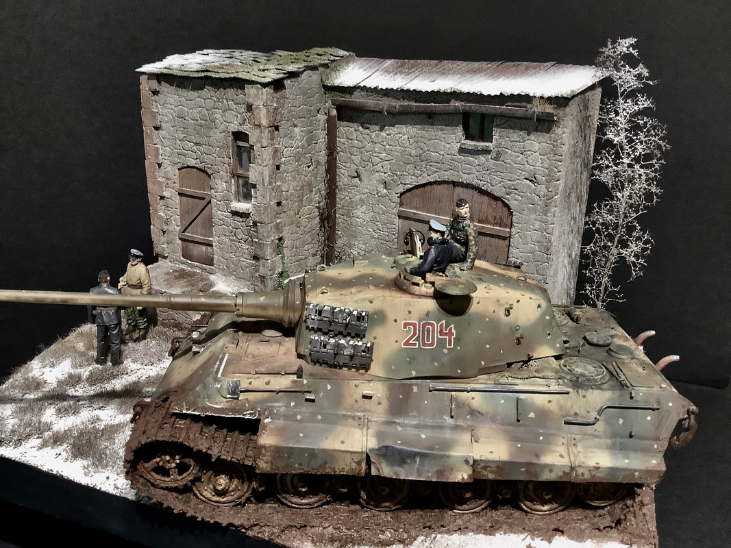 1/35 Tamiya King Tiger Christmas Eve at La Gleize Diorama - Non-LSP ...