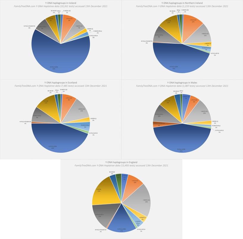 20211213 FTDNA Y DNA Haplotree Isles Pie chart — Postimages