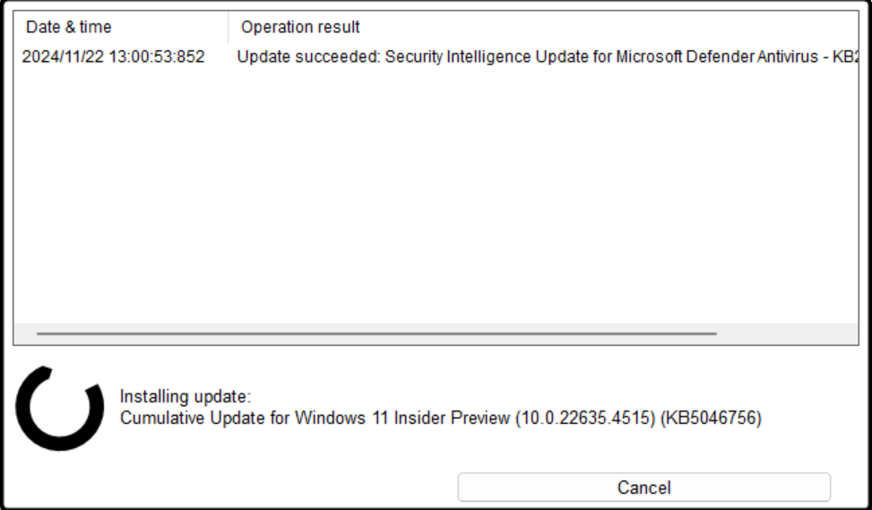 KB5046756 Windows 11 Insider Beta build 22635.4515 (23H2) - Nov. 22 ...