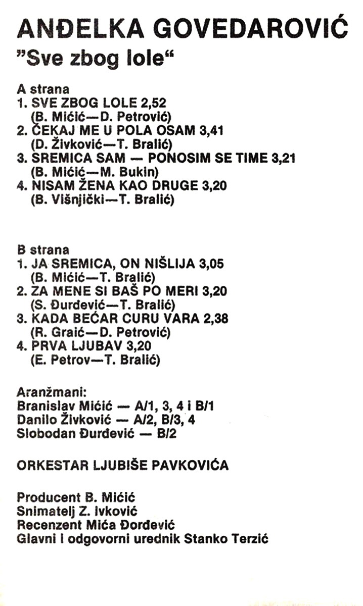 Andjelka Govedarovic 1985 kz — Postimages