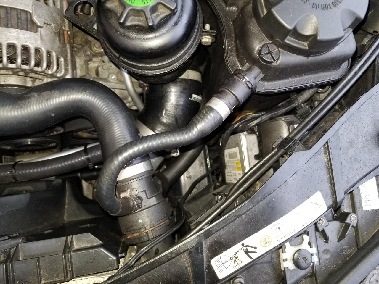 N54 Relocated inlets, 335d chargepipe and expansion tank