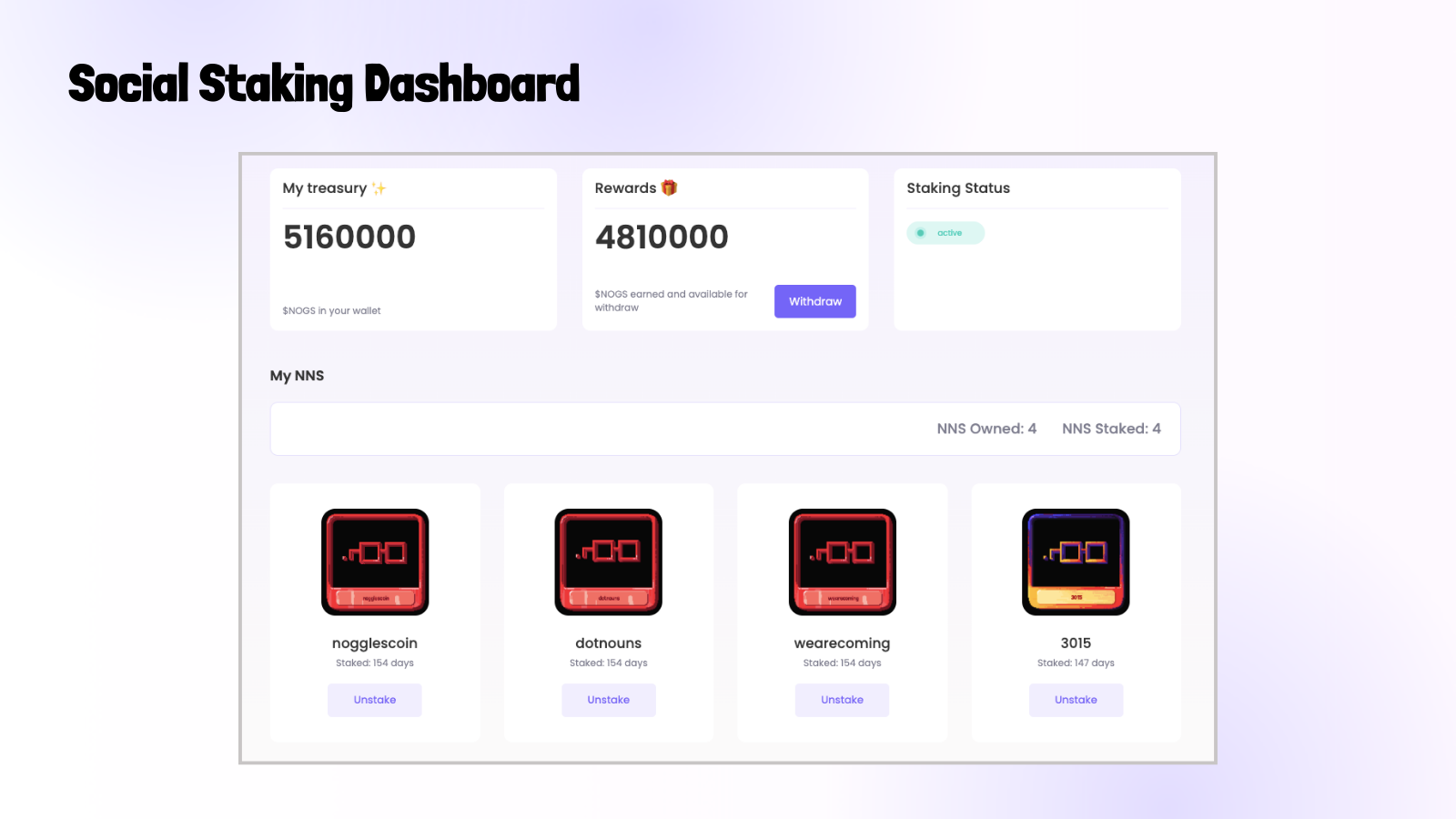 NNS social staking examples (1) — Postimages