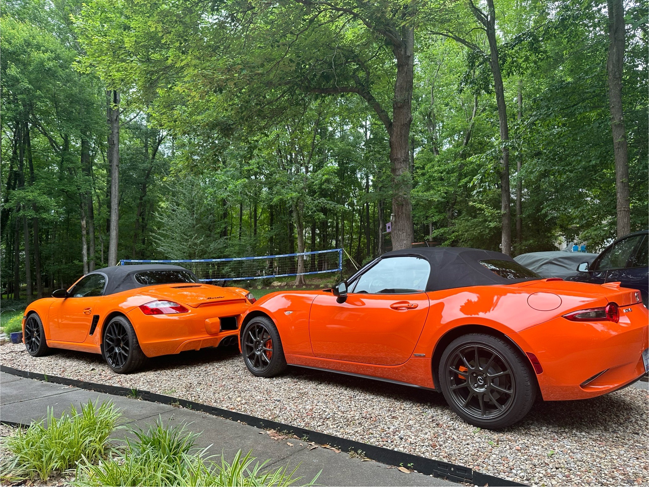 A tale of two pumpkins...orange 30AE and orange Boxster LE - MX-5 Miata ...