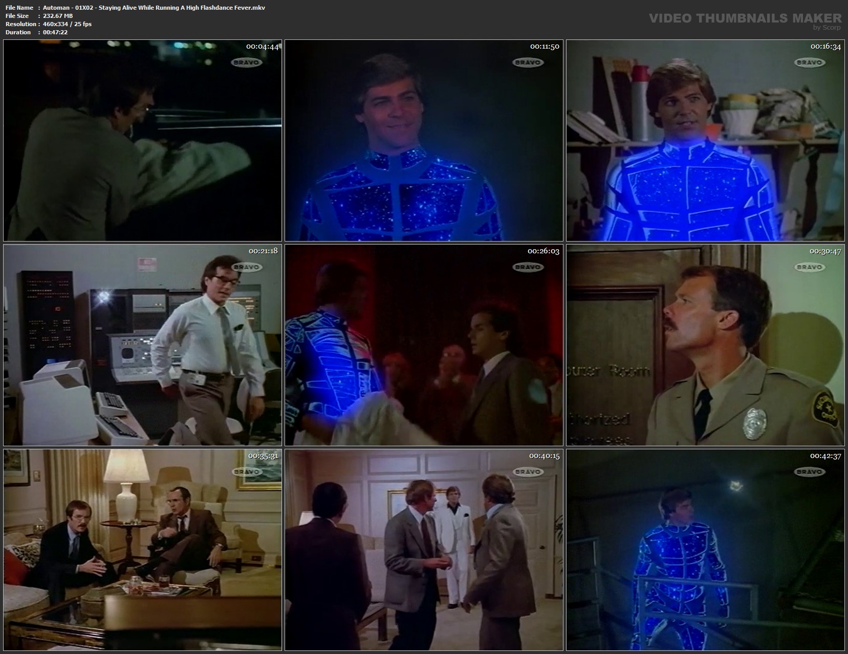 Automan 01 X02 Staying Alive While Running A High Flashdance Fever mkv ...