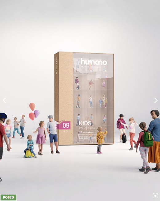 Posed Human Props Bundle P.5 For DAZ *FIXED 09-08-25* 2025 - Free Daz ...