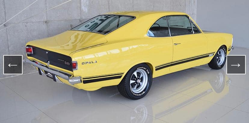 opala SS 6 cilindros 1974