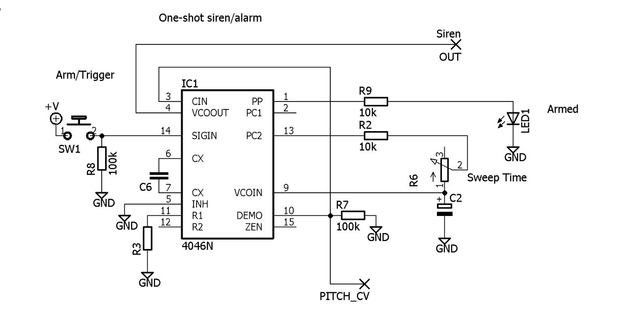 Messing about with the CD4046 VCO and other stuff.