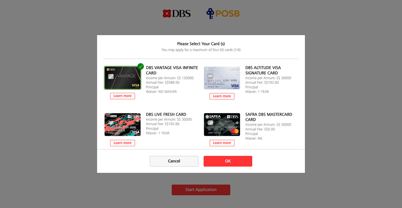 DBS Vantage Card | HardwareZone Forums