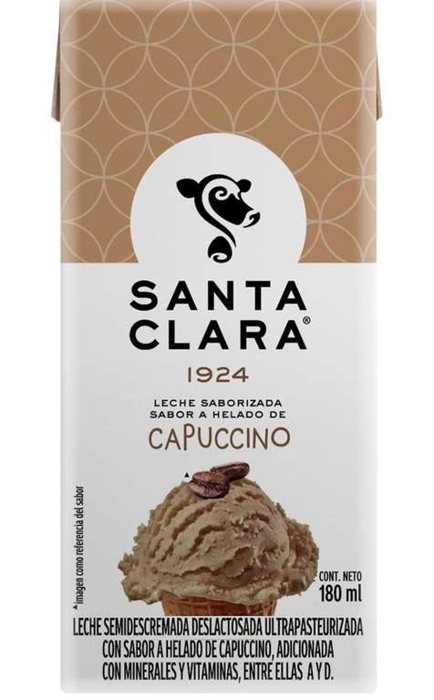 Amazon Santa Clara Pack de 27 Helado de Leche Sabor Capuchino 180 ml ...