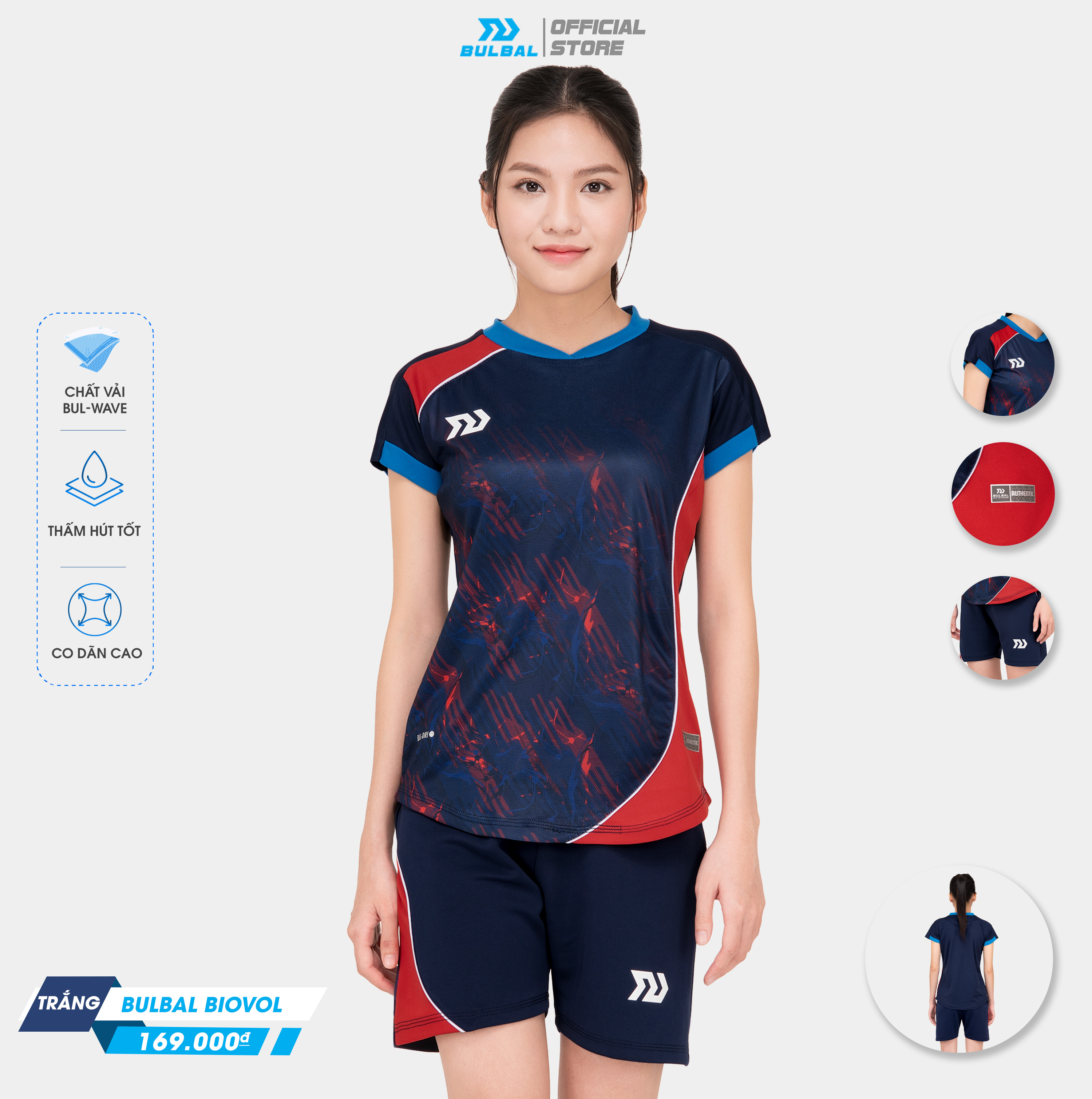 BO QUAN AO BONG CHUYEN NU BULBAL BIOVOL XANH DEN — Postimages